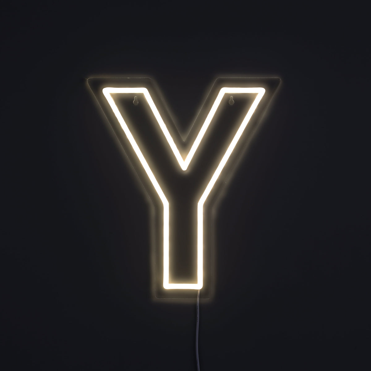 Bokstav Y Neon Vägglampa – Lampconcept.se